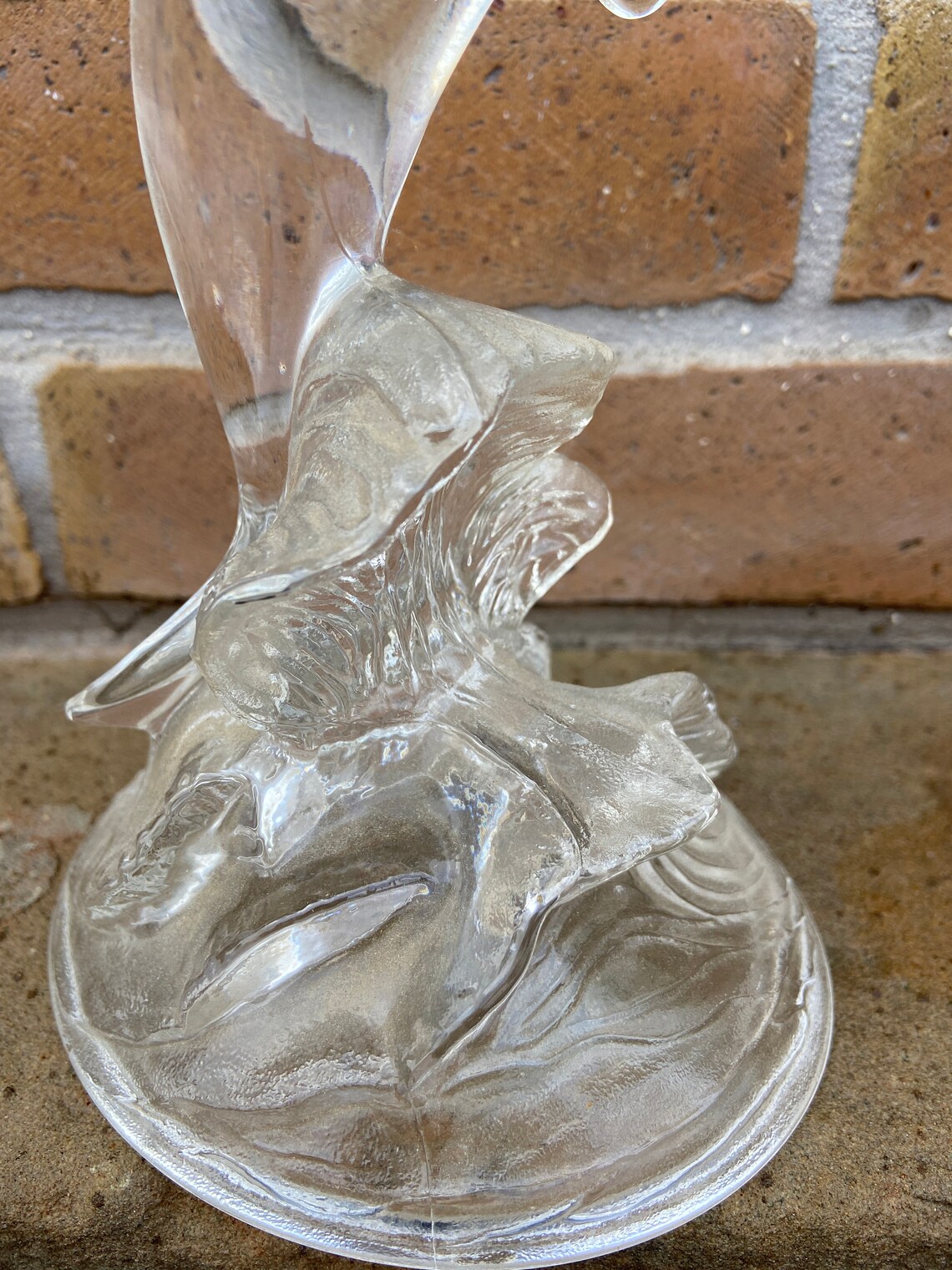 Dolphin Animal Statuette Cristal D'arques Style DAUM Nancy 1970 - Etsy