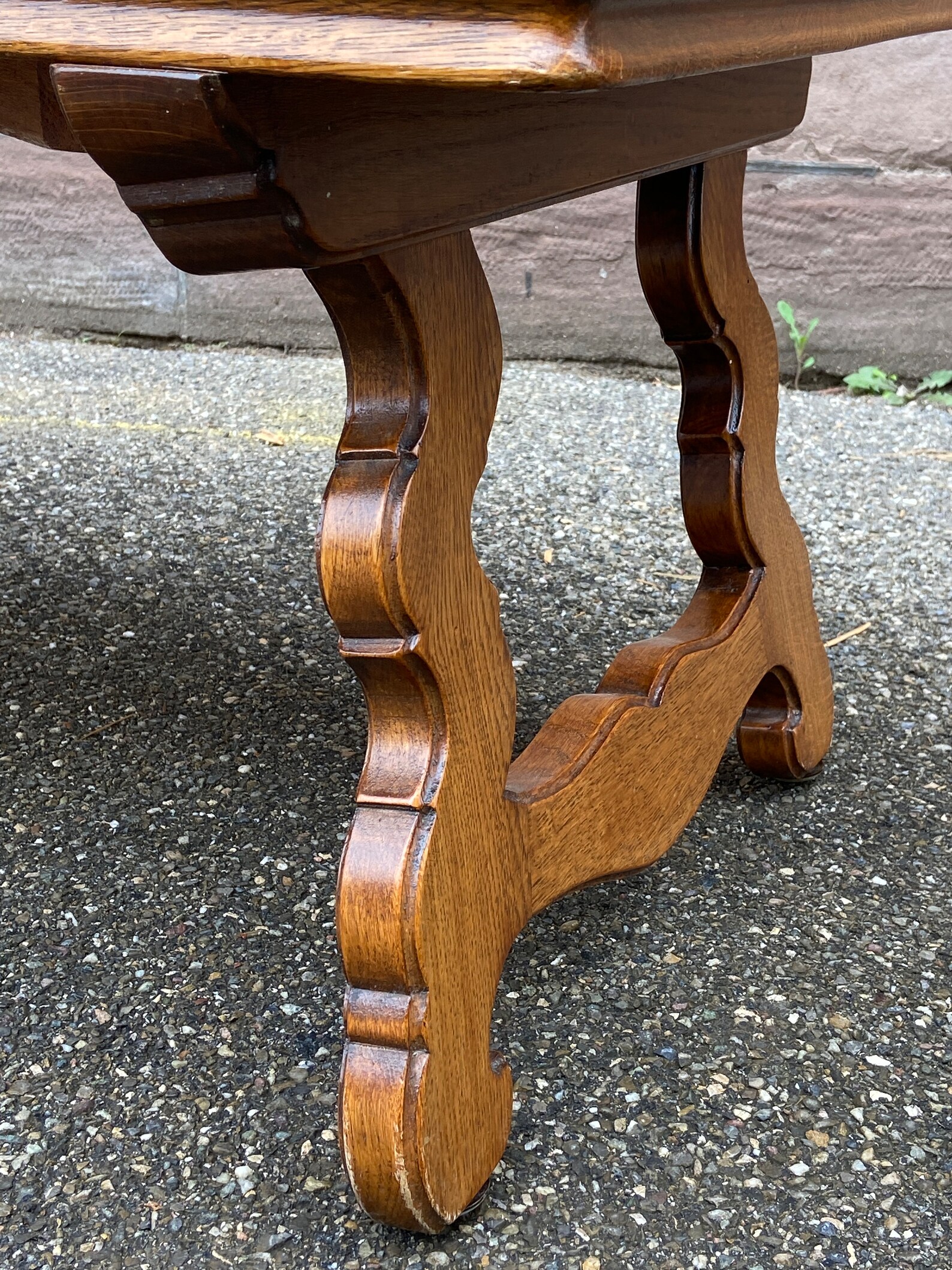 Vintage Spanish Catalan Coffee Table French Small Table 1980 Oak - Etsy