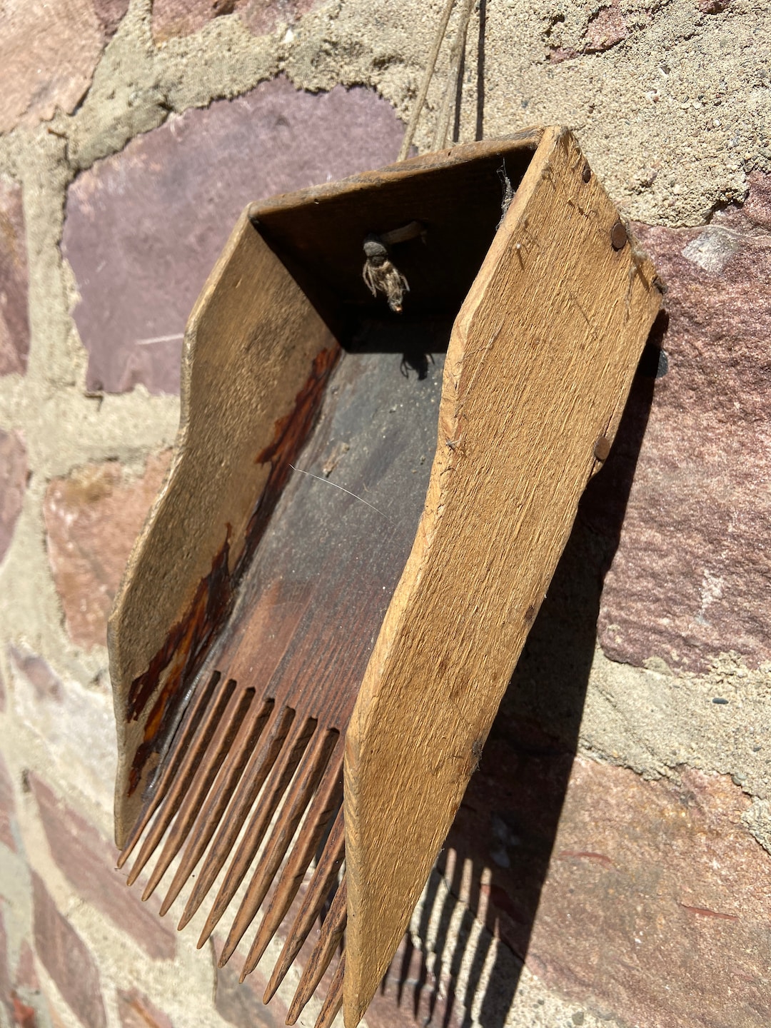 Antique Blueberry Comb, Raffel, Vintage, Flea Market Art Populaire ...