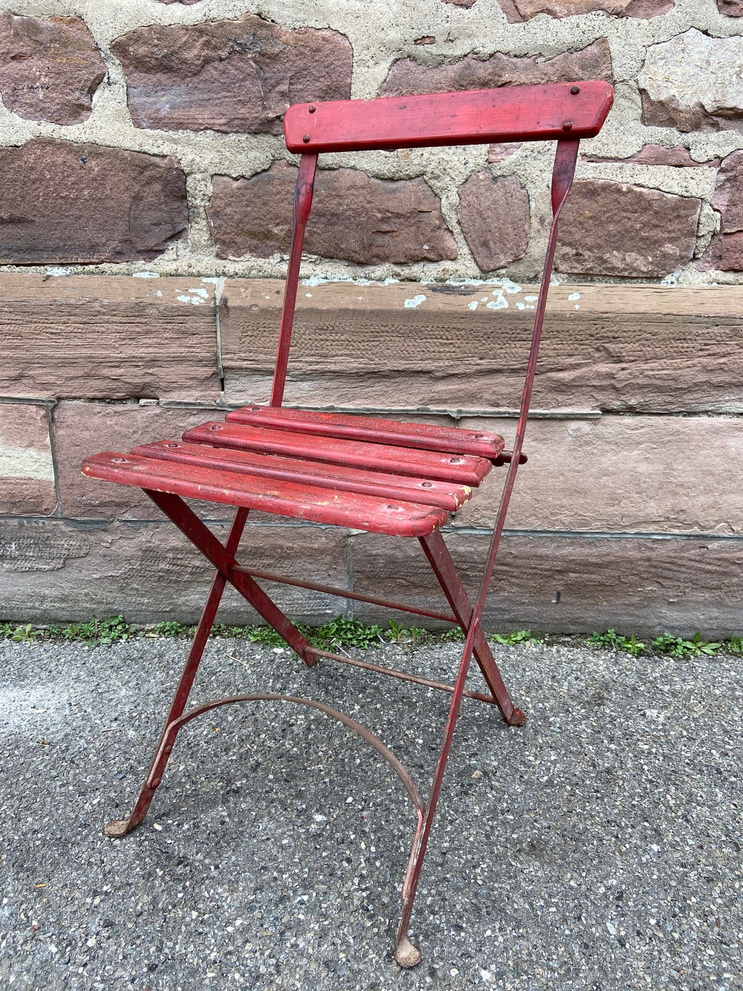 Folding Troquet Chair Garden Brasserie Adelshoffen Restaurant Terrace ...