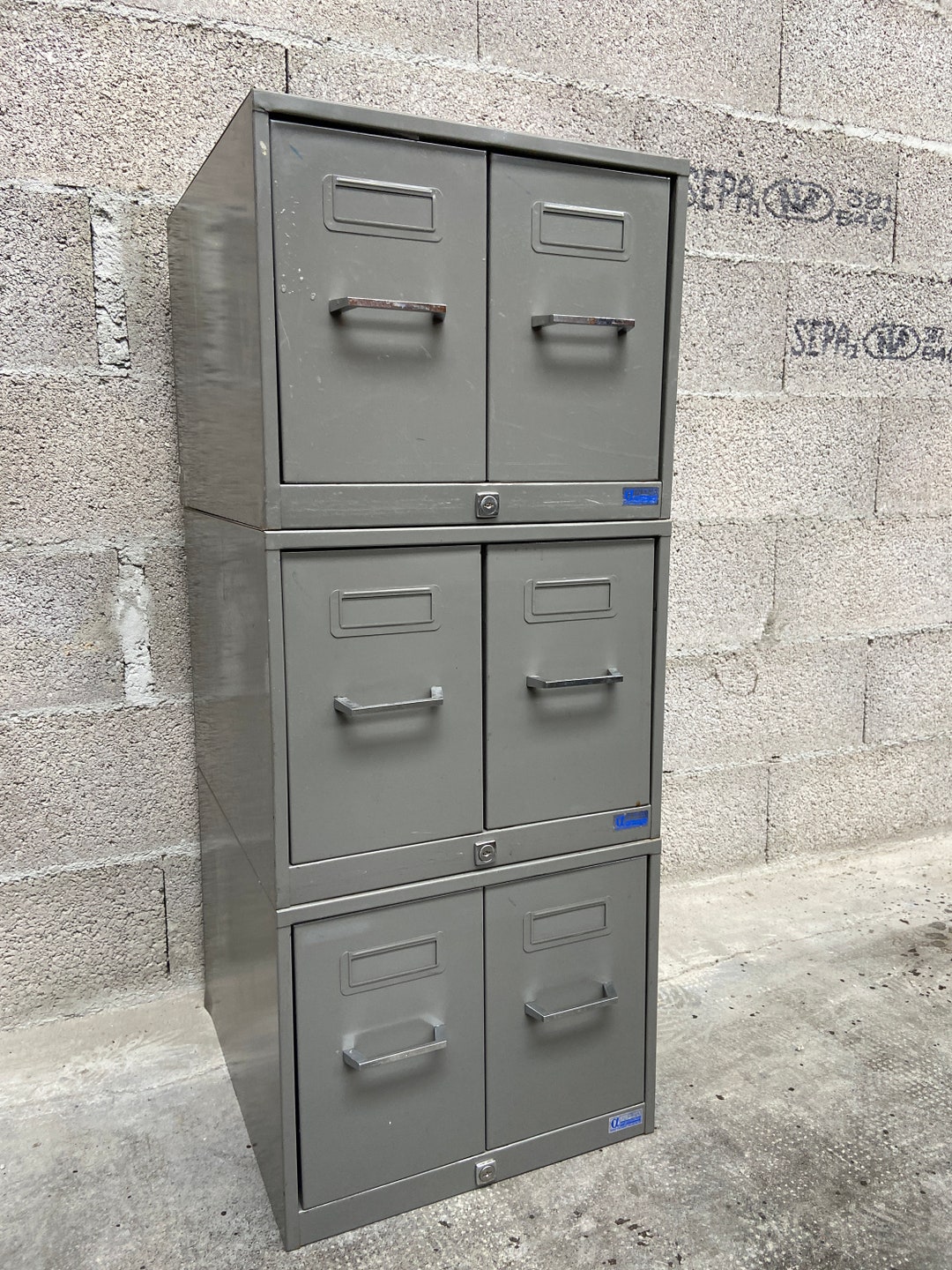 Professional Cabinet Modular Filing Cabinet 6 Drawers Metal Filing ...