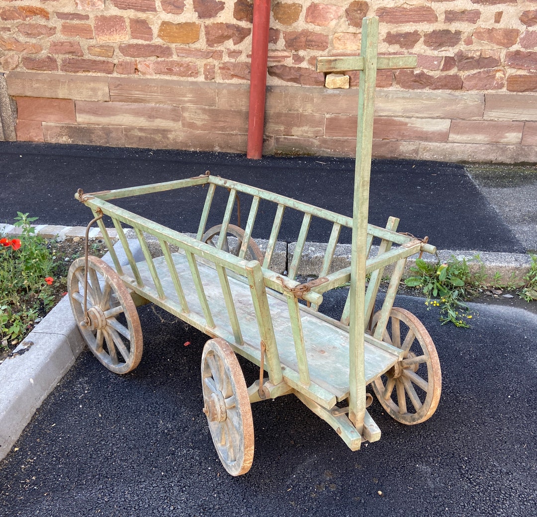 Antique Handcart Alsacienne Leiterwagen 1900s Rustic Peasant Cart - Etsy