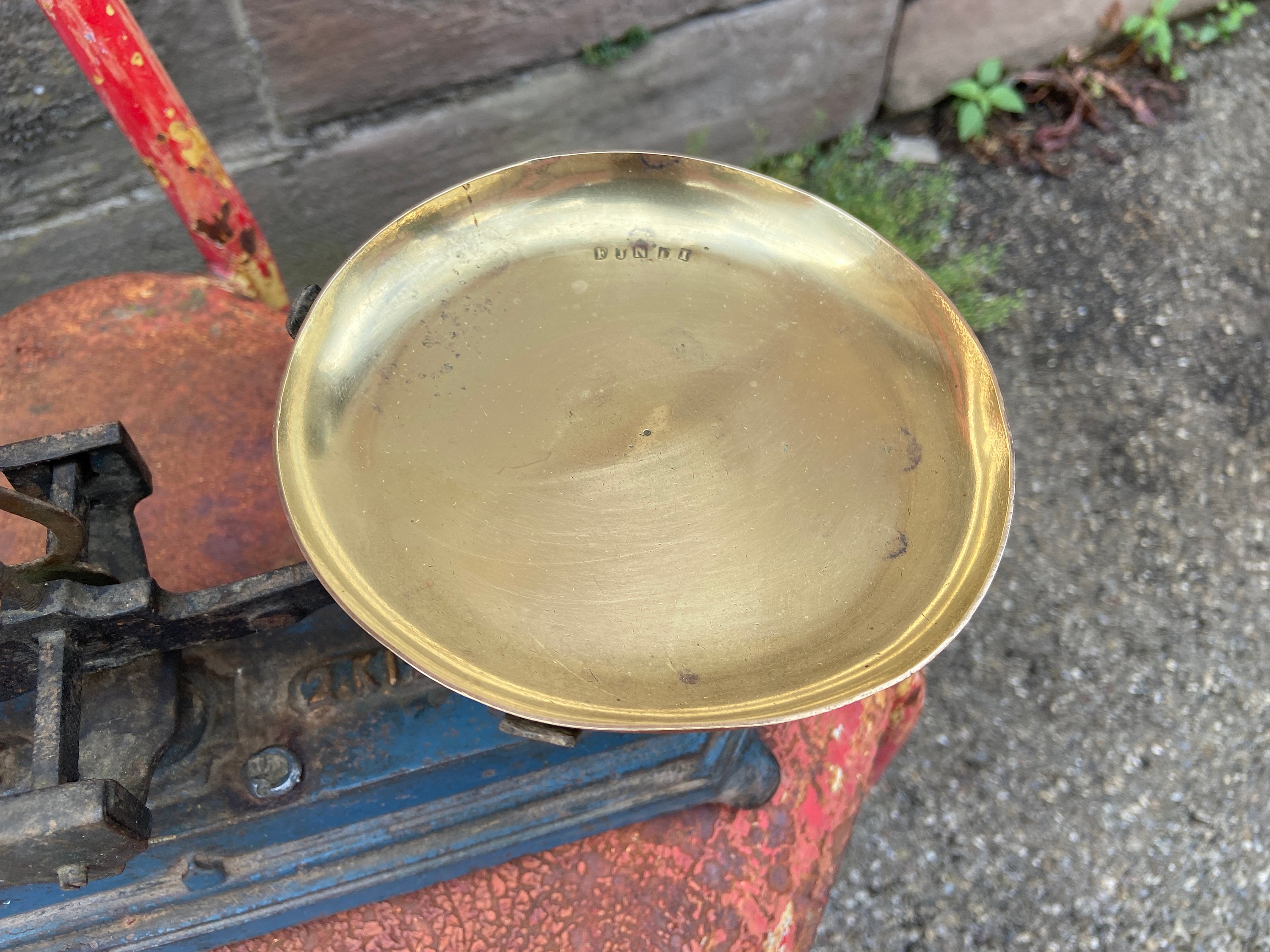 French Alsace small balance scale iron brass scale balance | Etsy