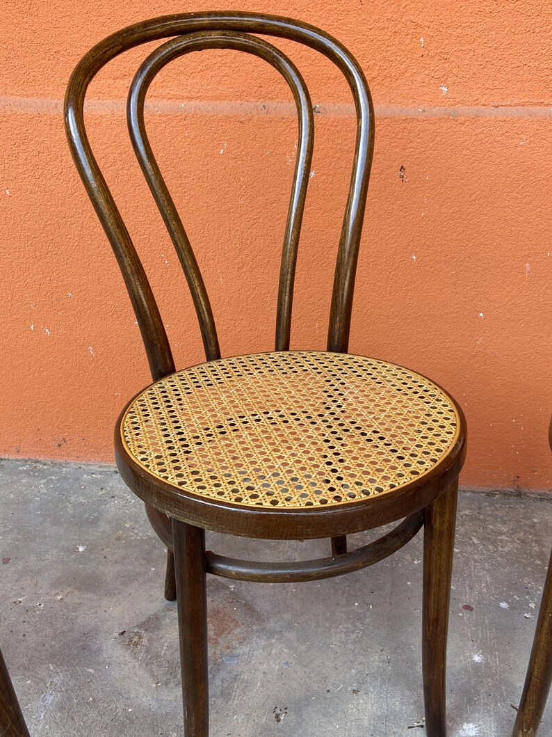 Rif. 525 set di 4 sedie viennesi in legno curvato Ristorante bistrot ...