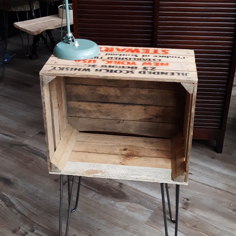 Crate Nightstand - Etsy