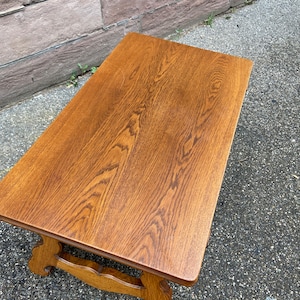 Vintage Spanish Catalan Coffee Table French Small Table 1980 Oak - Etsy