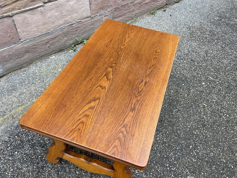 Vintage Spanish Catalan Coffee Table French Small Table 1980 Oak - Etsy