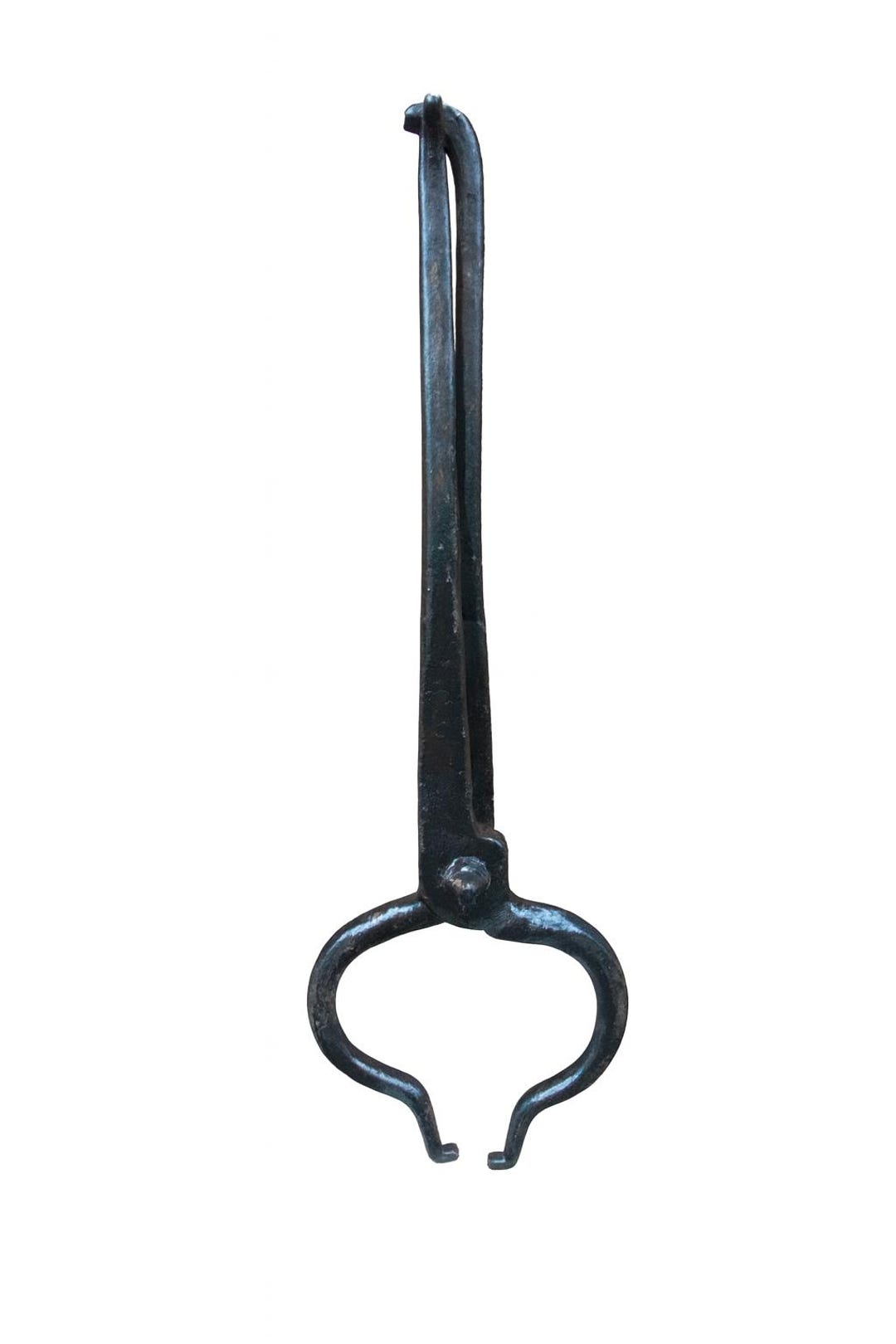 Antique 1800s French Blacksmith Tool – Hand-forged Iron Clamp / Tongs ...
