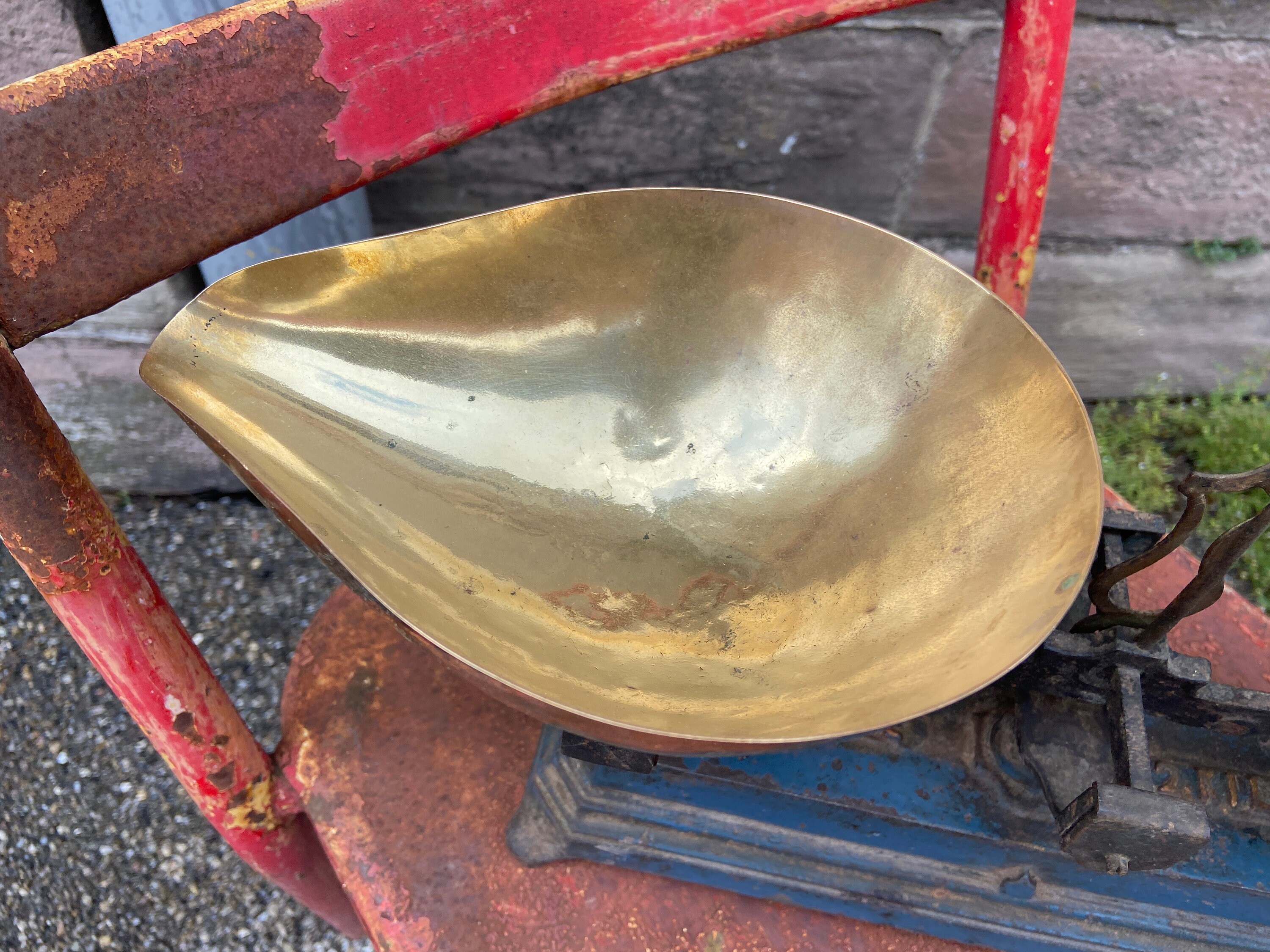 French Alsace small balance scale iron brass scale balance | Etsy