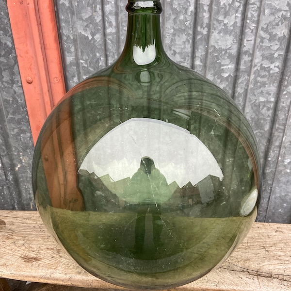 Large Glass Demijohn - Etsy UK