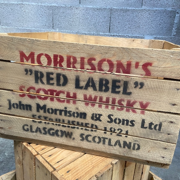 Whisky Crate - Etsy