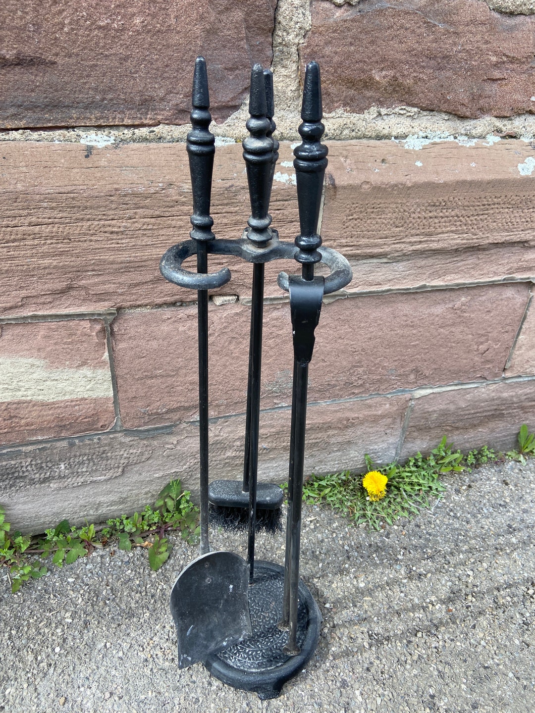 Wrought Iron Fireplace Set 1980 French - Etsy