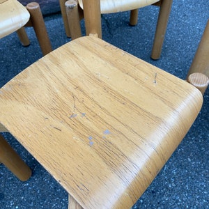 Kindergarten Child School Chair VINTAGE Style Alvar Aalto Wood Design ...