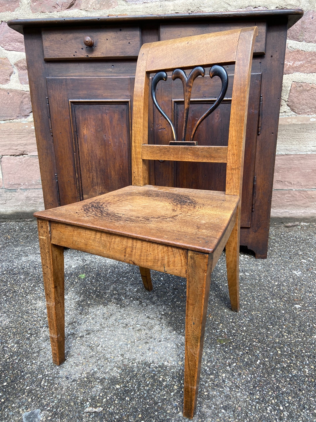 Vintage Alsatian Peasant Chair From the Directoire Napoleon Period No ...