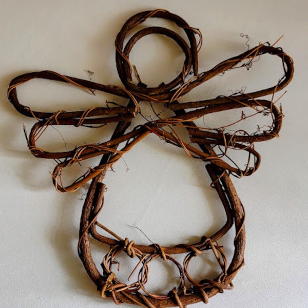Grapevine Angel - Etsy