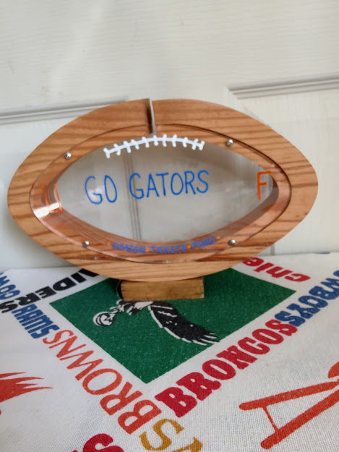 Personalized Bank, Football Bank, Football, Wood Bank, Gifts Under 20 ...