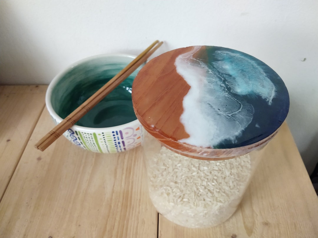 Epoxy Resin Beach Art Storage Pots - Etsy