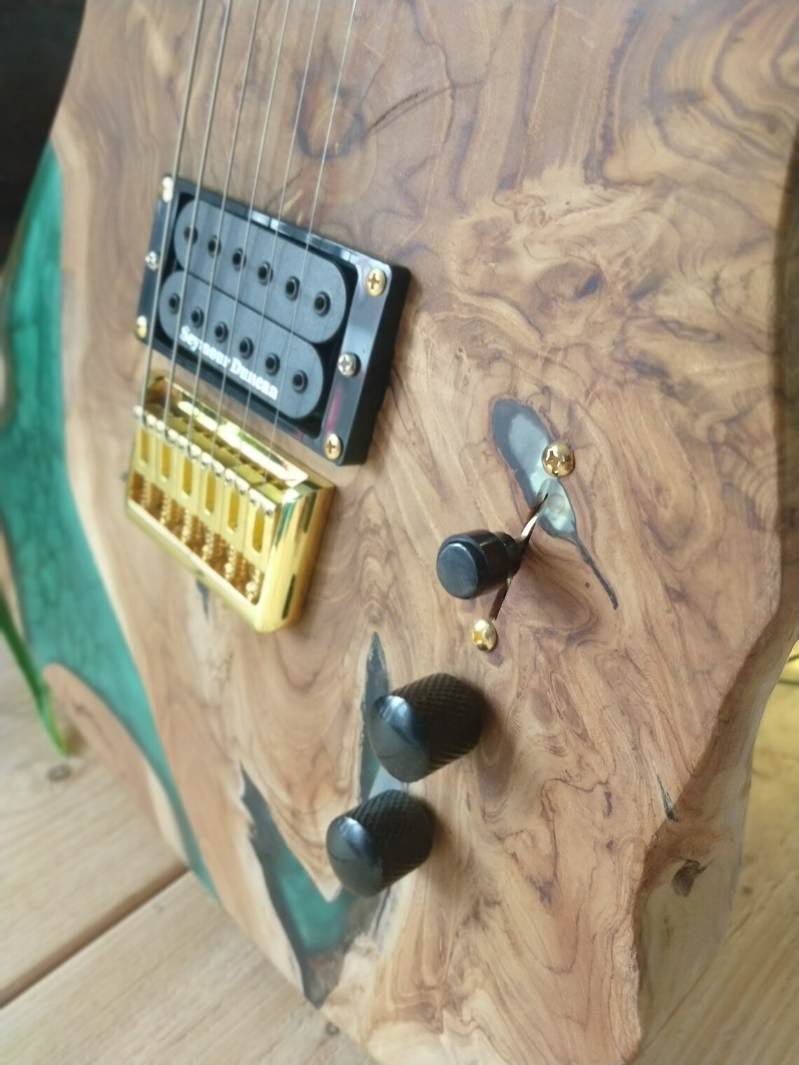 Live Edge Telecaster Epoxy Resin Electric Guitar - Etsy