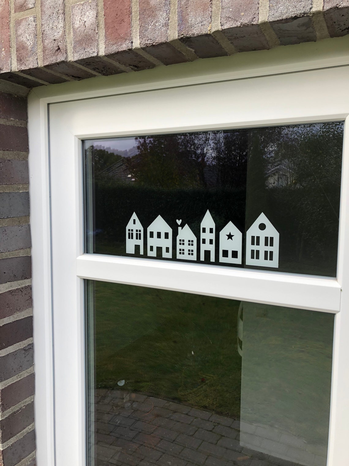 Aufkleber Häuser | Häuserreihe | Sticker | verschiedene Größen - Etsy.de