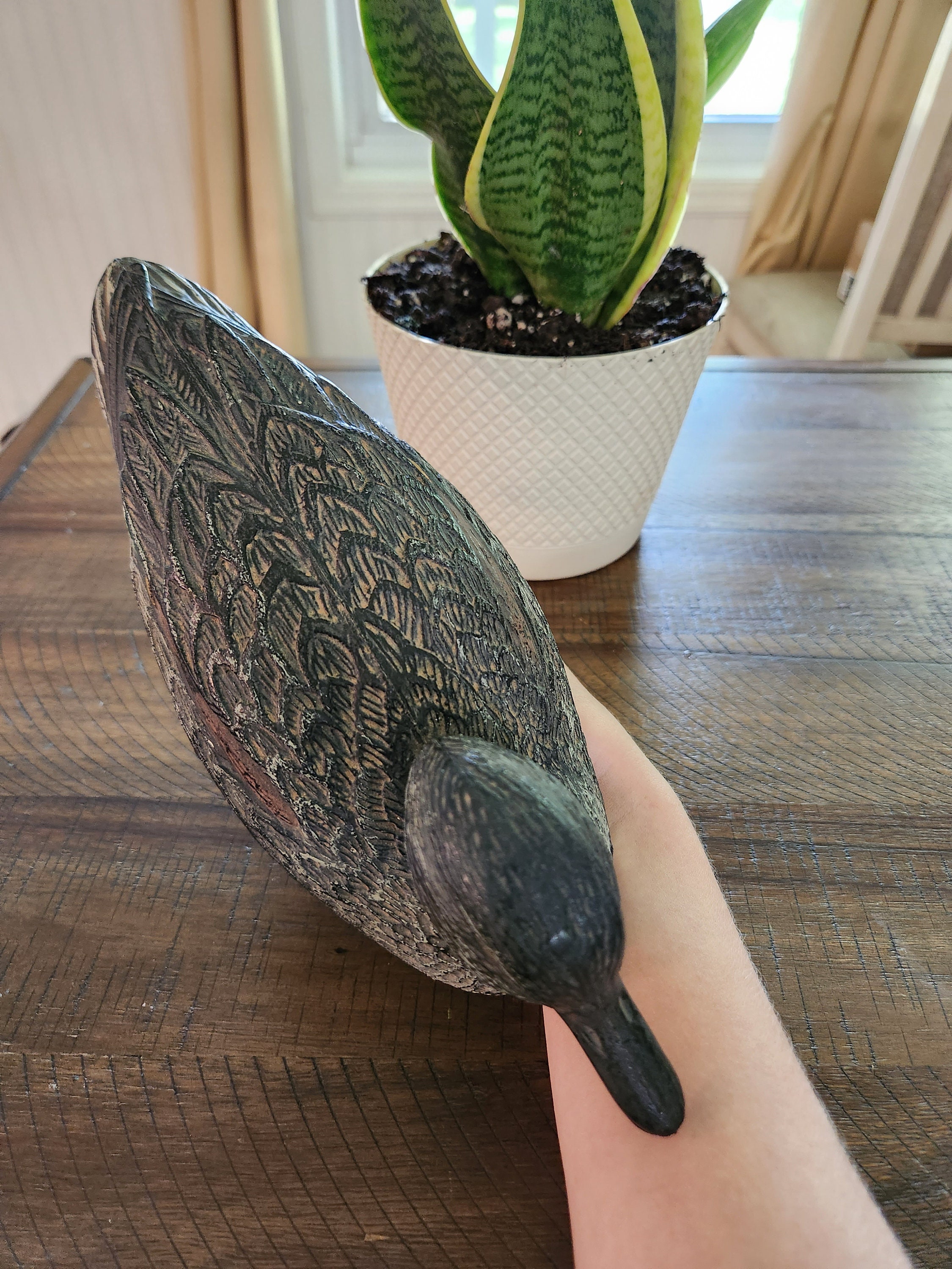 Vintage Henryetta Duck Decoy, G&H Decoy, Plastic Hollow Body Duck ...