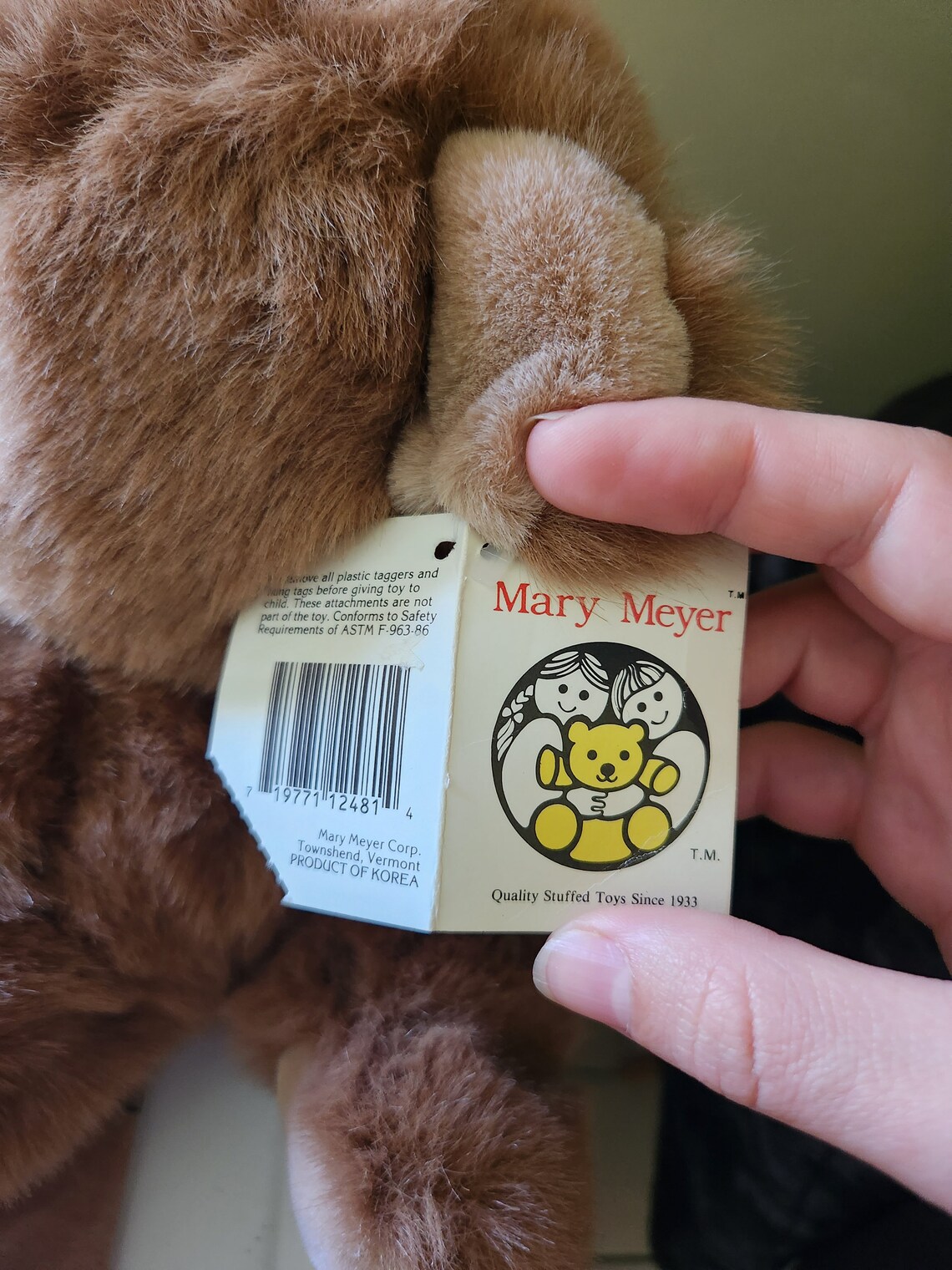 Vintage Mary Meyer Stuffed Teddy Bear, Collectible Belly Bear - Etsy