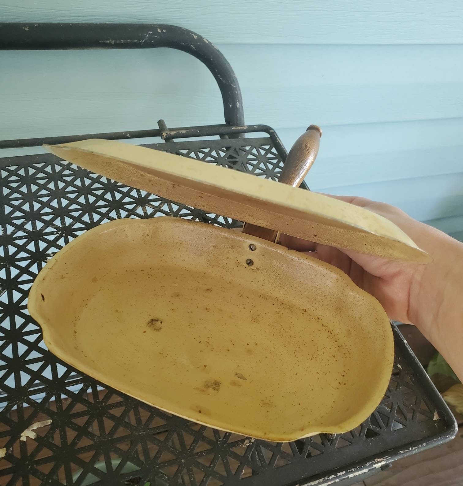 Vintage Nashco Crumb Catcher, Antique Silent Butler, Hand Painted ...