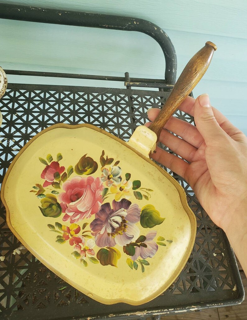 Vintage Nashco Crumb Catcher, Antique Silent Butler, Hand Painted ...