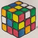 Rubik's Cube Original Art Watercolor Painting Retro Wall Decor Boho ...
