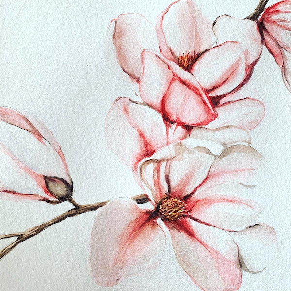 Magnolia Art - Etsy