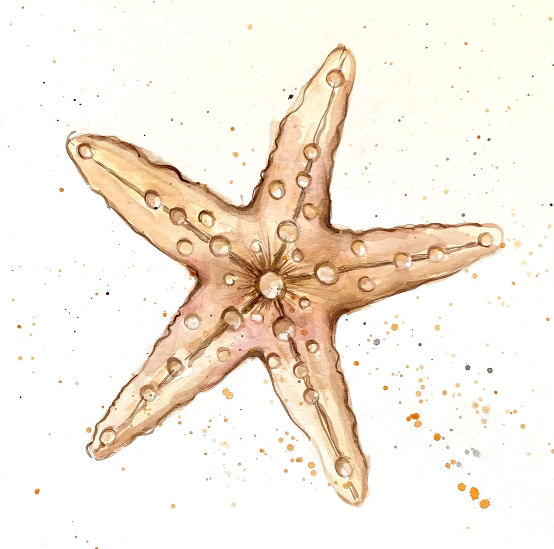 Starfish Original Painting Wall Art - Etsy