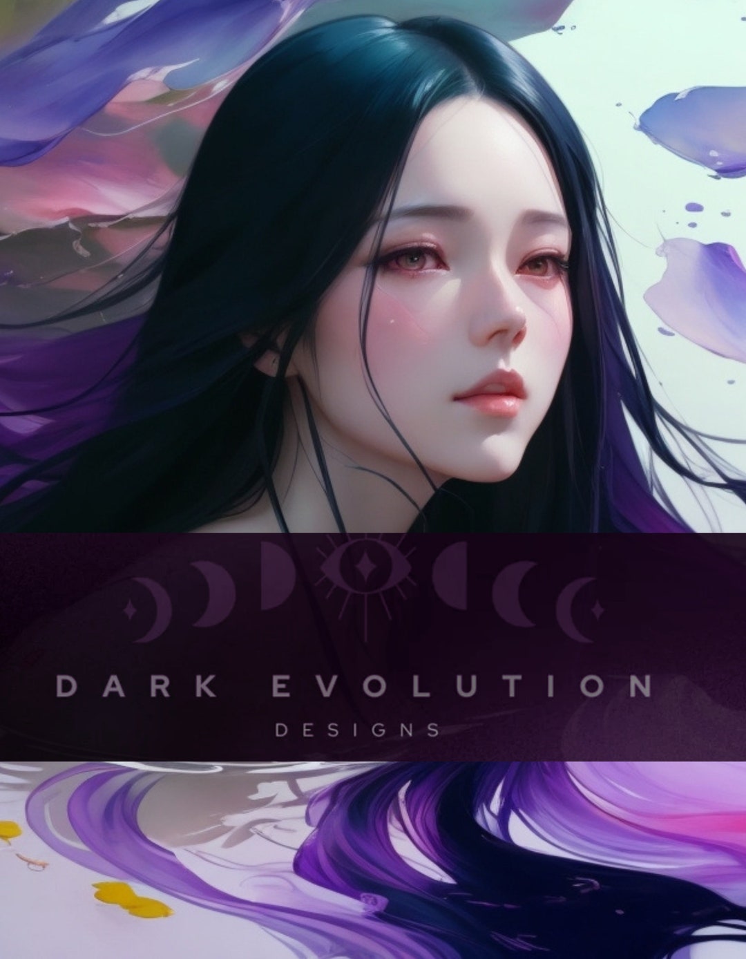 Ethereal Elegance: Japanese Beauty in Watercolor,beautiful Japanese ...