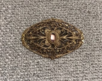 Filigree Brooch Pin | Etsy