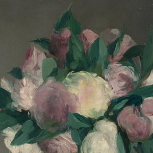 Manet Peonies 1864 65 Print - Etsy