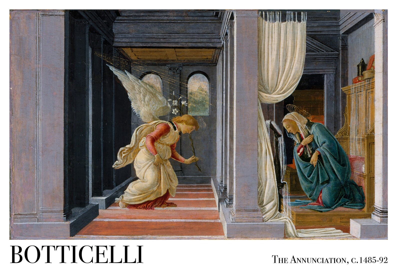 Botticelli - the Annunciation Print - Etsy