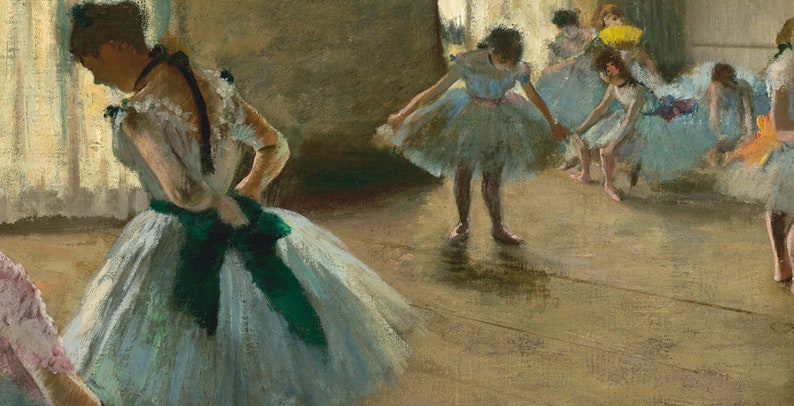 Degas the Dance Lesson Print - Etsy