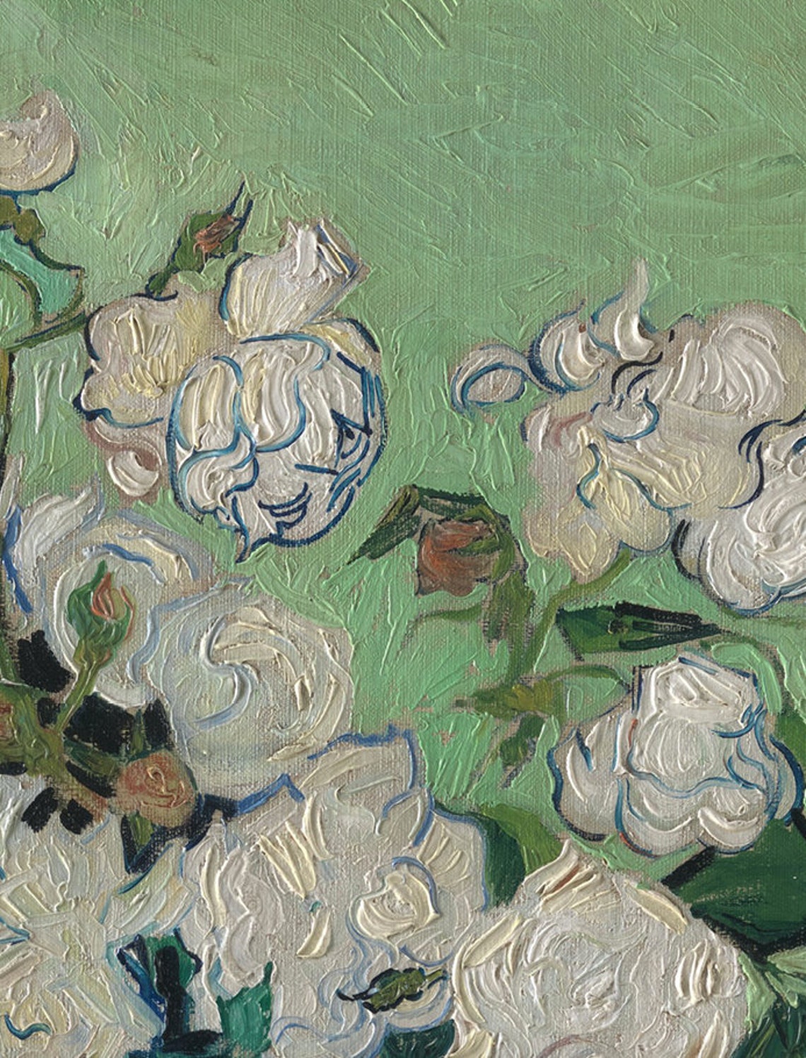 Van Gogh Roses 1890 Print - Etsy Singapore