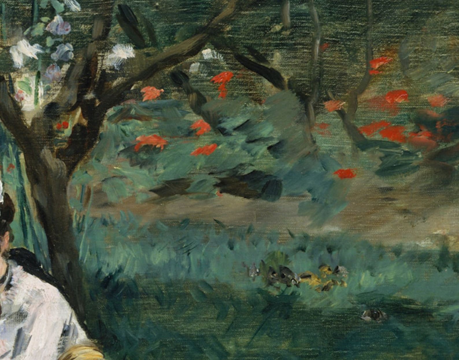 Manet the Monet Family in Their Garden at Argenteuil 1874 - Etsy