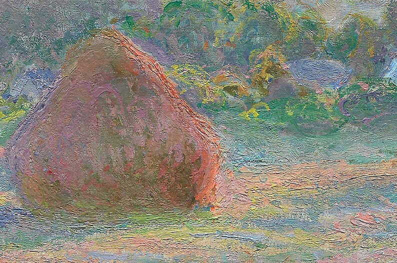 Monet Stacks of Wheat 1890/91 Print - Etsy