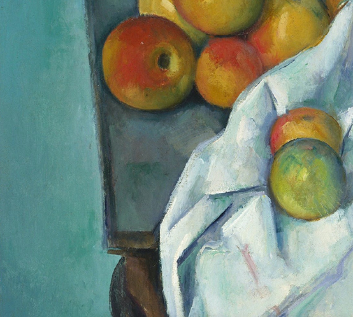 Cezanne Still Life With Apples and a Pot of Primroses C. - Etsy