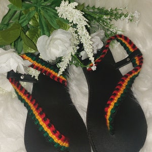 Jamaican Crochet Slippers - Etsy
