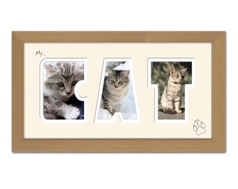 My Cats Photo Frame Word Name Photo Frame Special Gift Pet Photo Frame ...