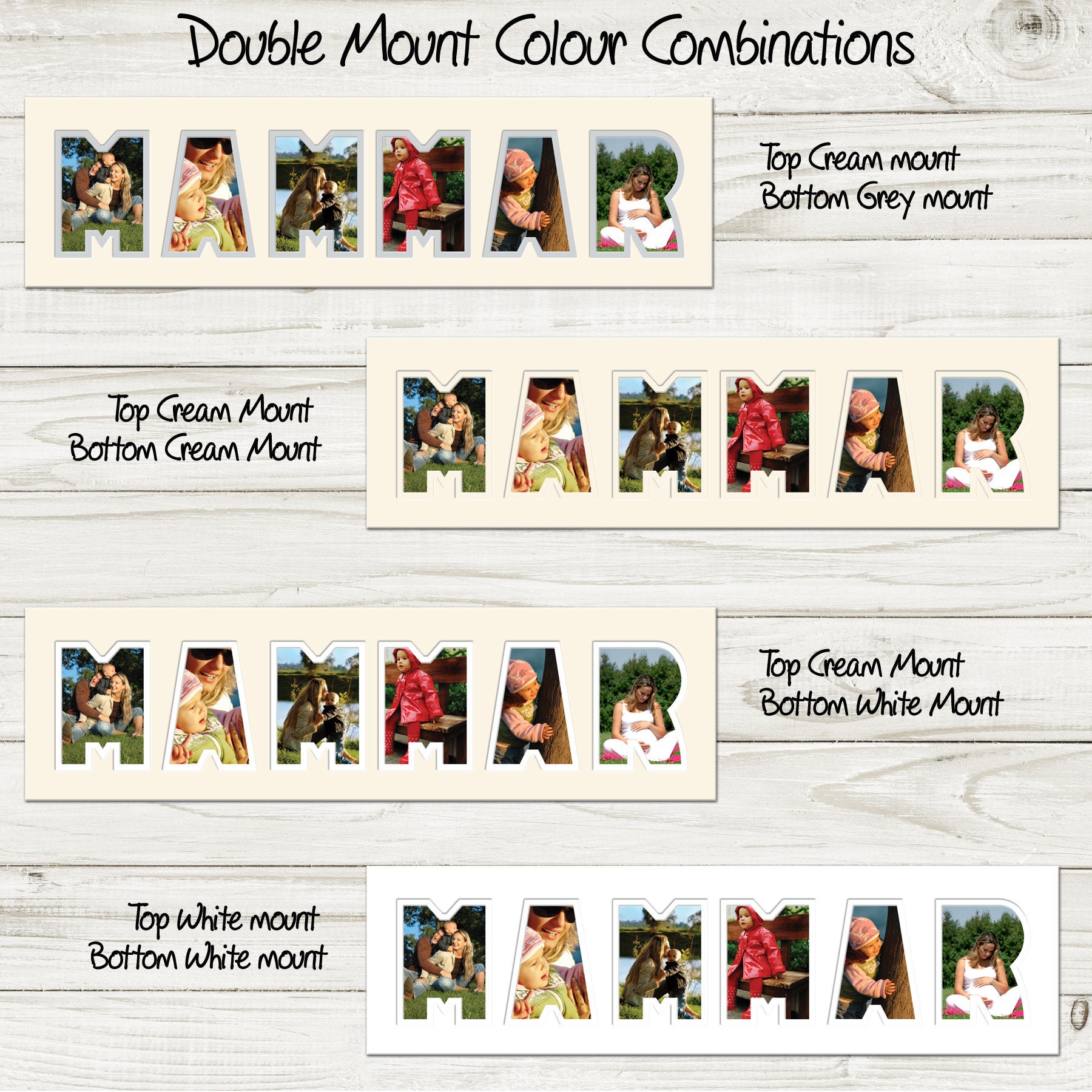 Mammar Photo Frame Word Name Photo Frame Special Gift Mother’s Day Gift ...