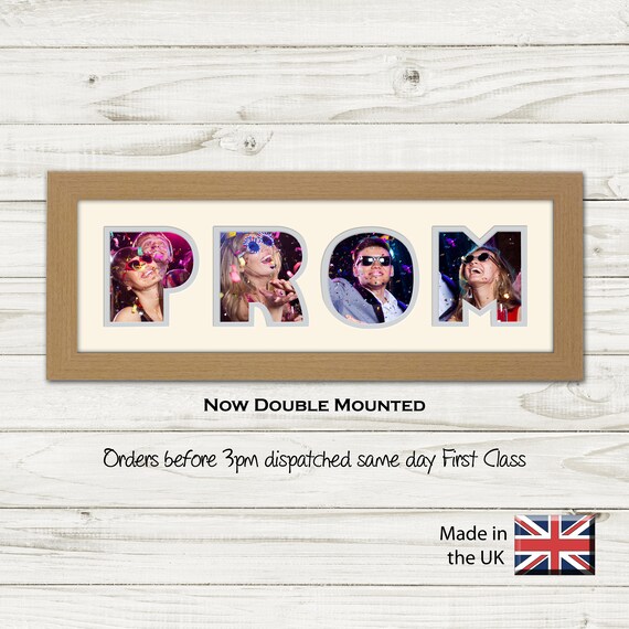 Prom Photo Frame Word Name Photo Frame Special Gift | Etsy
