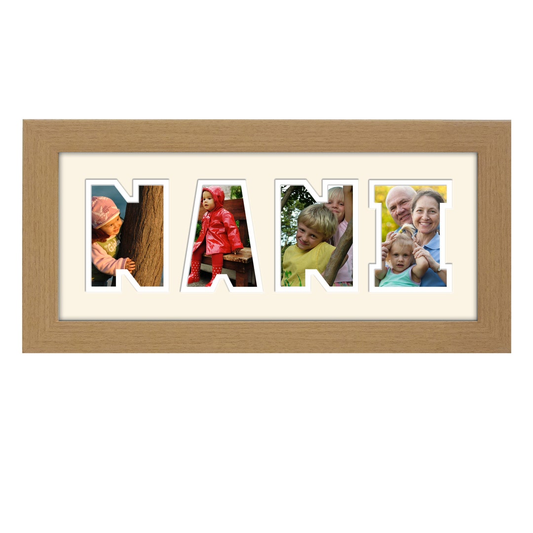 Nani Photo Frame Word Name Photo Frame Special Gift Mothers Day Gift ...