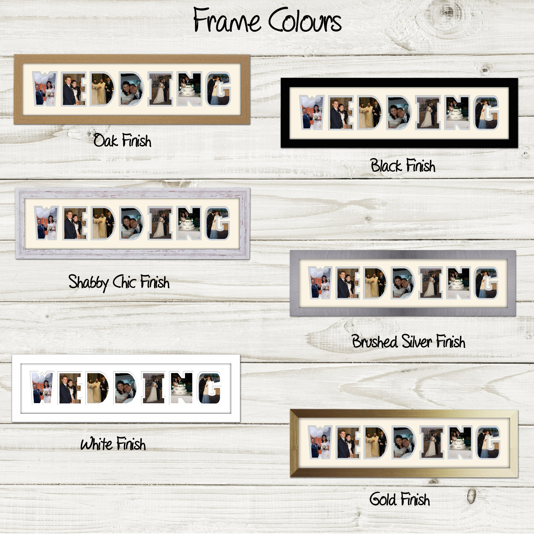 Wedding Photo Frame Word Name Photo Frame Special Gift Wedding - Etsy UK