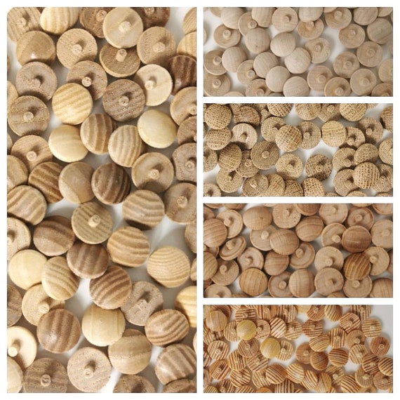 Press Fit Solid Wood Screw Cover Caps Pine Oak Beech Ash Maple - Etsy UK