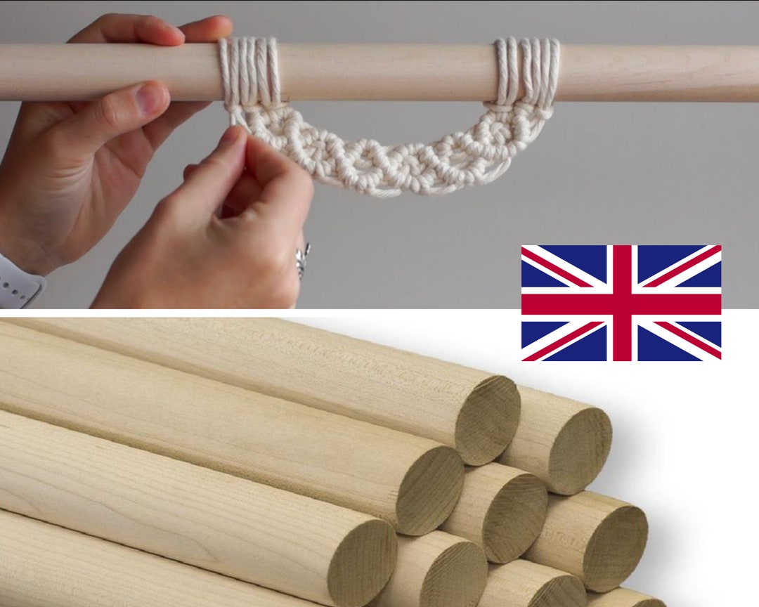 Craft Dowels / Poles - Macrame Wall Hanging Art Furniture Making - Rod ...