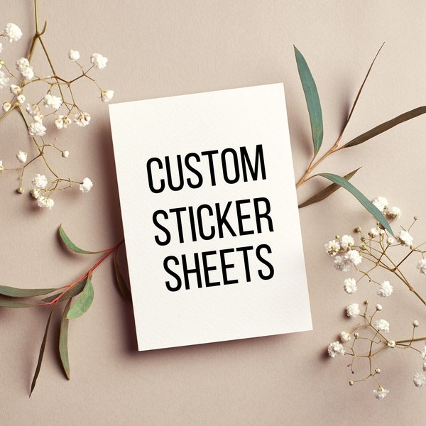 Custom Stickers - Etsy
