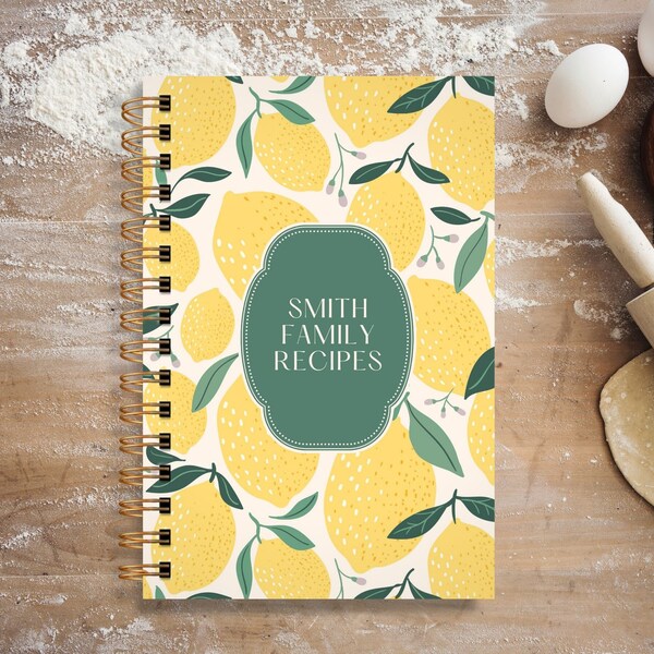 Custom Recipe Book - Etsy