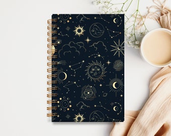 Aquarius Zodiac Astrology Sign Journal, Daily Notebook, Manifestation ...